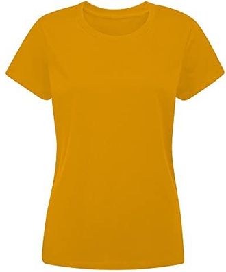 Mantis T-shirt Essential pour femme., jaune moutarde, XXL