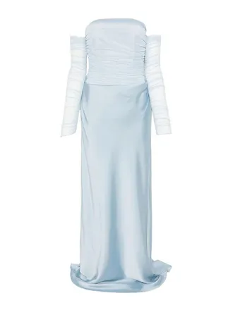 Rotate Maxi Robe - Bleu