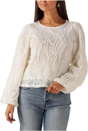 Object Objlucie L/S RE O-Neck TOP - - Blouses & Shirts - Damen - Wei&szlig; - XS