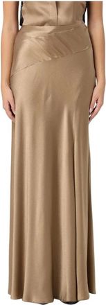 Alberta Ferretti Femme, Jupes, Beige, Taille: 44 FR Short Skirts