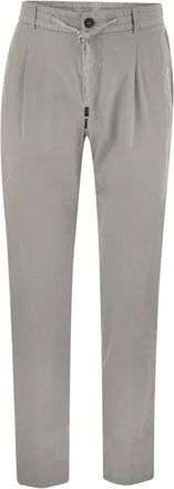 PESERICO Homme, Pantalons, Gris, Taille: L Pantalon de jogging en coton stretch