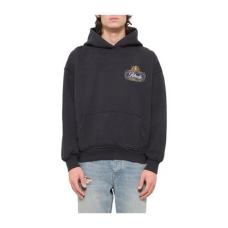 Rhude Safari Crest Hoodie - - Sweatshirts & Hoodies - Herren - Schwarzk - XL