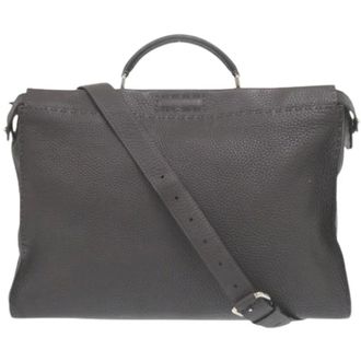 Fendi Sac &agrave; main vintage Pre-owned - Femme - Pre-owned - Gris - Taille: ONE Size