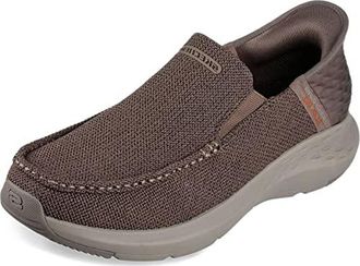 Skechers Homme Parson-Ralven 204804 Glisser sur, Taupe Mesh, 44 EU