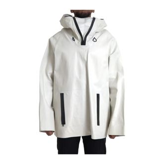 Bottega Veneta Luxuri&ouml;se Kapuzenlederjacke - - Jackets - Herren - Wei&szlig; - L