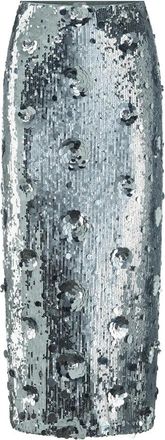 Riani Femme, Jupes, Gris, Taille: 40 FR Sequin Maxi Skirt