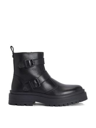 Barbour Stiefel - Tasmin Double-Buckle Chelsea Boots - Gr. 38 (EU) - in Schwarz - f&uuml;r Damen