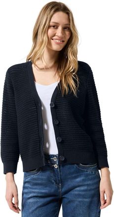 Cecil Cardigan mit Häkel-Struktur