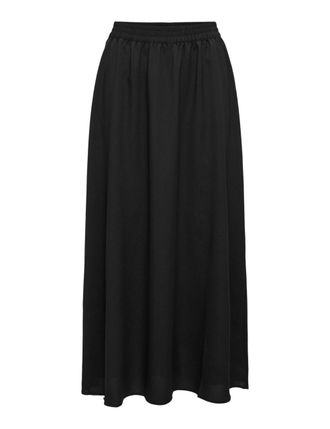 Only Damen Onlnova Life Elite Jamilla Skirt Solid Rock, Black, S