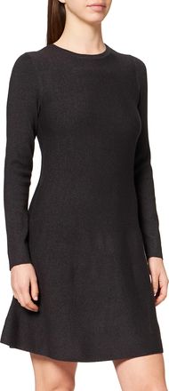 Tom Tailor Damen 1029106 Skater Kleid, 10522-Shale Grey Melange, M