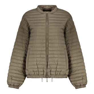 Moorer Wasserdichte Daunenjacke mit Ballon&auml;rmeln - - Jackets - Damen - Gr&uuml;n - M
