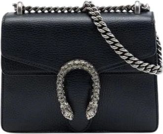 Gucci Pre-owned Petit Dionysus - Femme - Pre-owned - Noir - Taille: ONE Size
