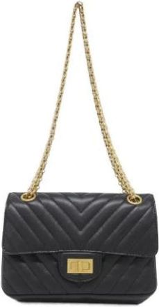 Chanel Sac bandouli&egrave;re vintage doccasion - Femme - Pre-owned - Noir - Taille: ONE Size