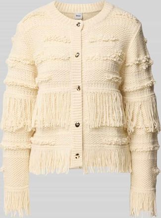 Brax Strickjacke mit Fransenstruktur Modell AMELIE