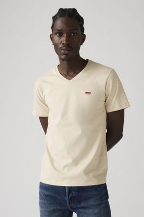 Levi's T Shirt Col V Original Housemark - Homme - Neutral / Fog - XL