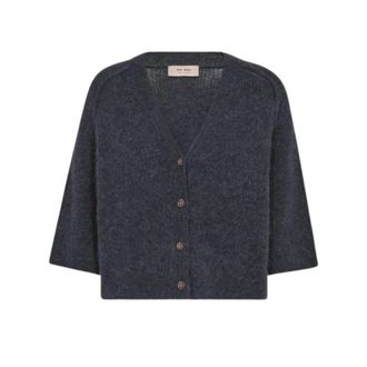 Mos Mosh MOS Mosh, Damen, Strickwaren, Blau, SGr&ouml;&szlig;e