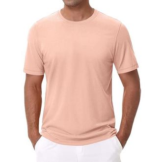 Generic T-shirts 6XL pour hommes grands et costauds, t-shirts &agrave; manches courtes &agrave; col rond classique, chemise d&eacute;contract&eacute;e d&eacute;t&eacute; basique l&eacute;g&egrave;re tendance &eacute;vacua