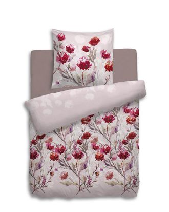 Heckett & Lane Hecket Lane Wende- Bettwäsche Flanell (w Biber) 135x200 80x80 (Nevada)