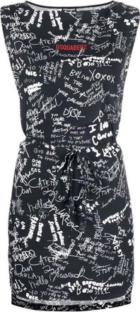 Dsquared2 Femme, Robes, Noir, Taille: 42 FR 010 Abito