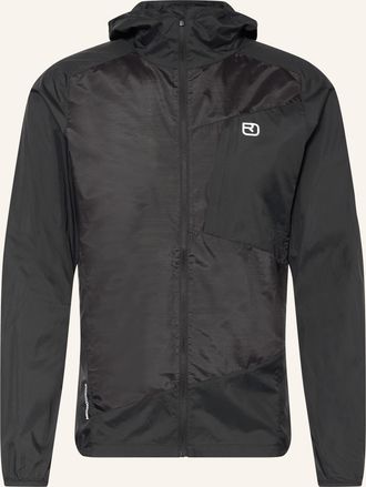 Ortovox Windbreaker Trace Mit Merinowolle schwarz