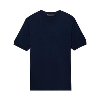Brooks Brothers Mercerized Cotton T-Shirt - - Tops - Herren - Blau - S