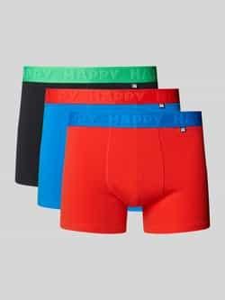 Happy Socks Trunks mit elastischem Bund im 3er-Pack