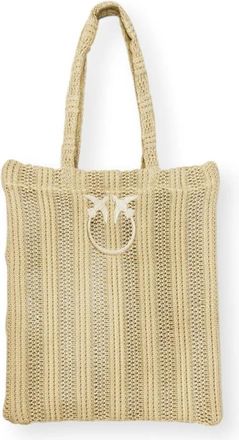Pinko Pinko, unisex, Sacs, Beige, Taille: ONE Size Easy Tote Bag