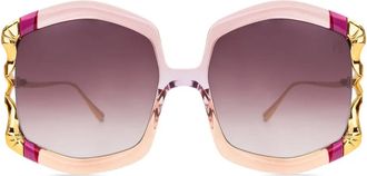 Anna-Karin Karlsson lunettes de soleil La Vie En Rose &agrave; monture g&eacute;om&eacute;trique