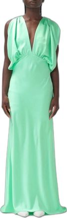 Pinko Pinko - Robe Longue - Femme - Robes - Vert - Taille: 36 FR