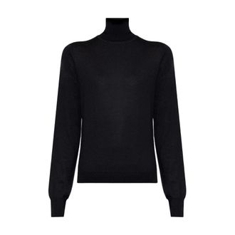 Maison Margiela Woll-Rollkragenpullover - - Knitwear - Damen - Schwarzk - S