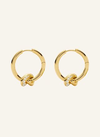 Missoma Missoma Ohrringe Lucy Williams Pav&eacute; Knot Small By Glambou gold