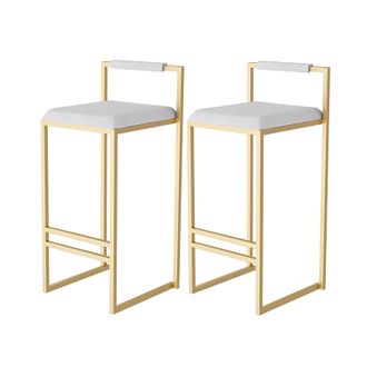 Generic Barhocker-Set (2er-Set) f&uuml;r K&uuml;che, Hotel, Restaurant, Kneipe, Tresen, Caf&eacute;