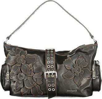 Desigual Femme, Sacs, Brun, Taille: ONE Size Sac bandouli&egrave;re orn&eacute;