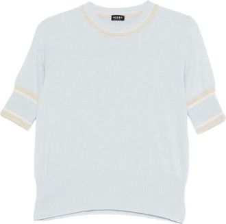 Neera pull &agrave; bords contrastants - Bleu