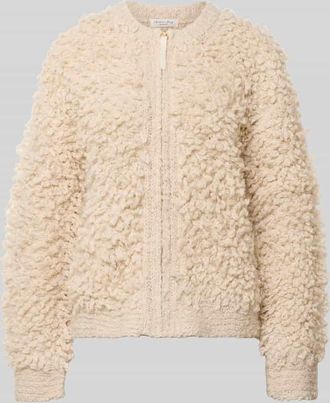 Christian Berg Strickjacke mit Boucl&eacute;-Struktur Modell K-AlyaS