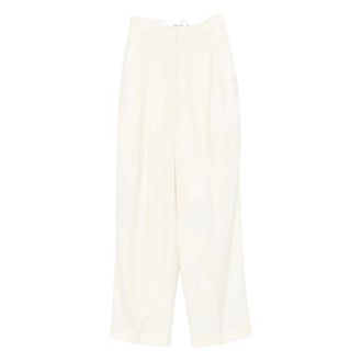 Aya Muse Opal Pants - - Trousers - Damen - Wei&szlig; - XS