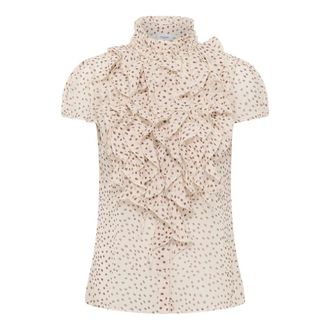 Saint Tropez Blouse - Femme - Blouses et Chemises - Beige - Taille: 36 FR