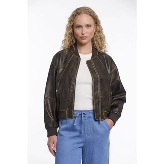 Rino&Pelle Femme, Vestes, Brun, Taille: 44 FR Mason Bomber Jacket