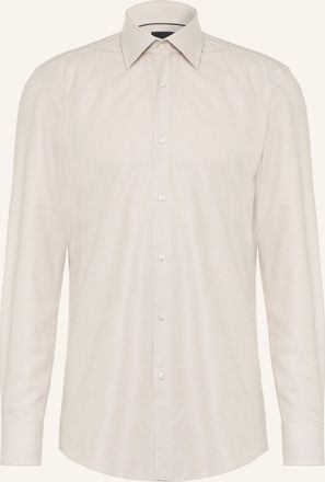 HUGO BOSS Hemd Hank Slim Fit braun
