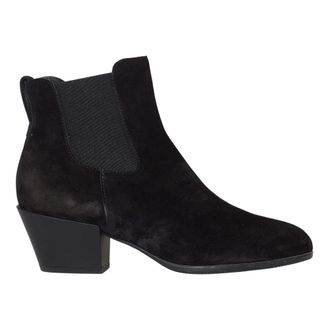 Hogan Schwarze Wildleder-Stiefeletten - - Shoes - Damen - Schwarzk - 35 EU