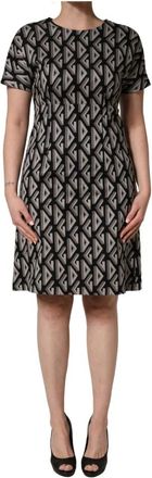 Dolce & Gabbana Femme, Robes, Noir, Taille: 40 FR Robe trap&egrave;ze