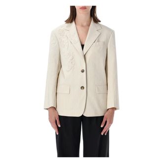 Dries Van Noten Damen, Jacken, Beige, MGr&ouml;&szlig;e