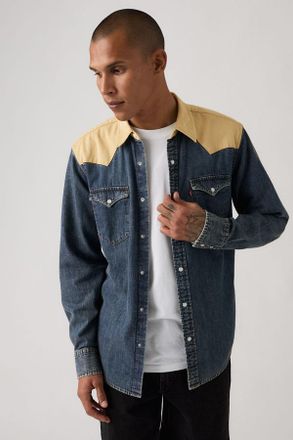 Levi's Classic Standard Fit Westernhemd - Herren - Blau / Blau