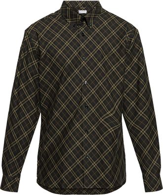Burberry Kariertes Hemd - Braun