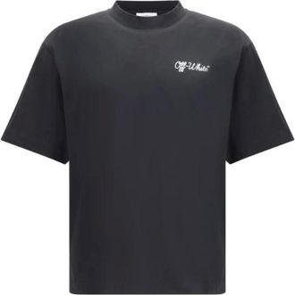 Off-white Homme, Tops, Noir, Taille: M T-shirt Script Logo Noir/Blanc