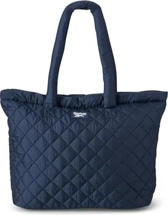 Reebok Sac fourre-tout léger matelassé pour femme, pour voyage, travail, voyage et utilisation quotidienne, Barbara Matelassé Bleu, Taille unique