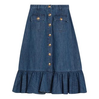 Valentino Garavani Damen, R&ouml;cke, Blau, SGr&ouml;&szlig;e
