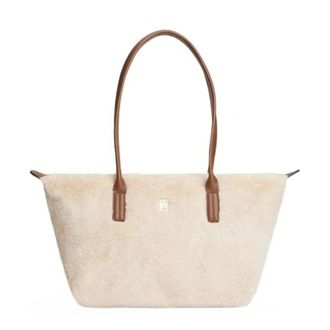 Tommy Hilfiger Cabas Popette East West - Femme - Sacs - Blanc - Taille: ONE Size