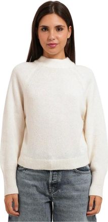 HUGO BOSS Pull &agrave; col roul&eacute; - Femme - Pulls - Blanc - Taille: 40 FR