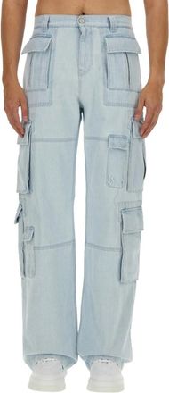 Versace Homme, Jeans, Bleu, Taille: W33 Loose-fit Jeans